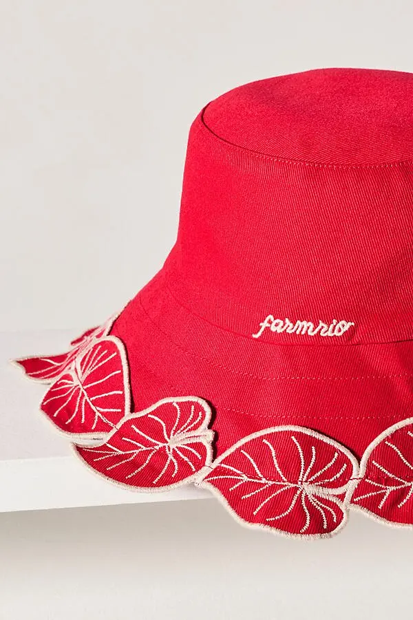 Farm Rio Leaf Trim Bucket Hat