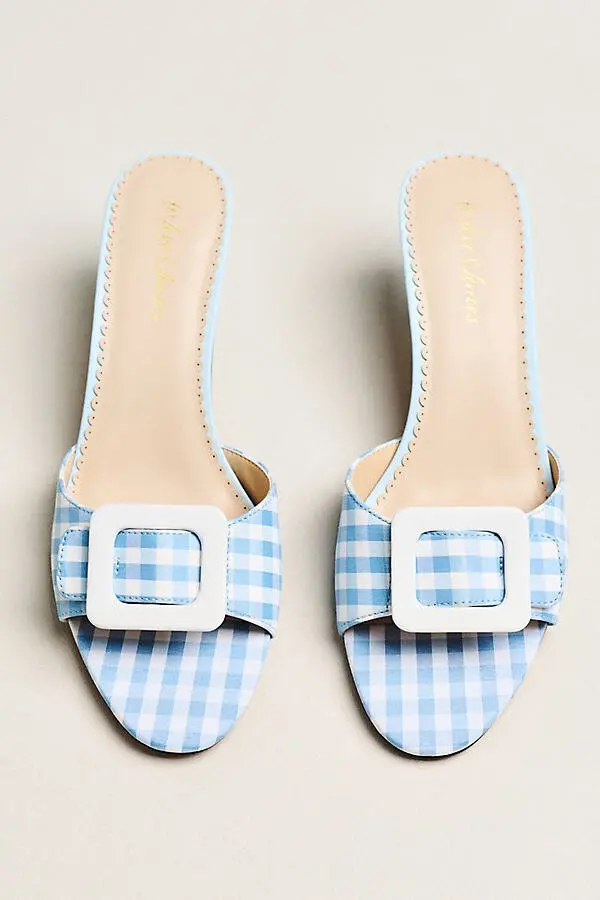For Love & Lemons Eloise Kitten Heel Sandals
