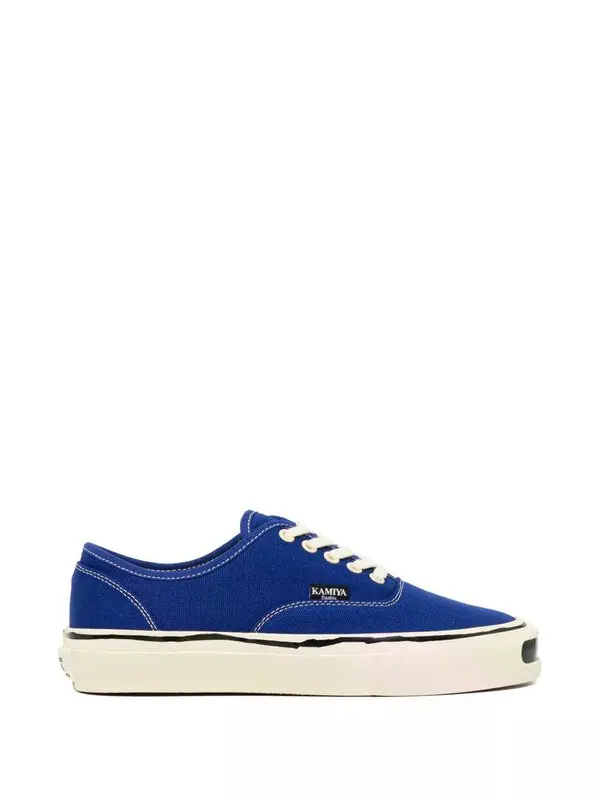 KAMIYA Logo-patched Canvas Sneakers