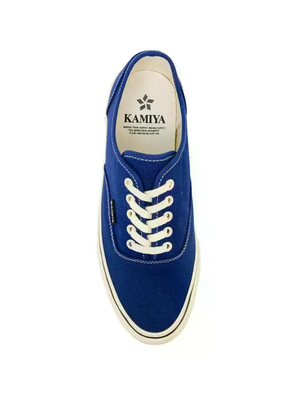 KAMIYA Logo-patched Canvas Sneakers
