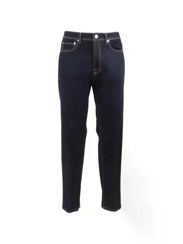Peserico Contrast Stitch Jeans - Blue