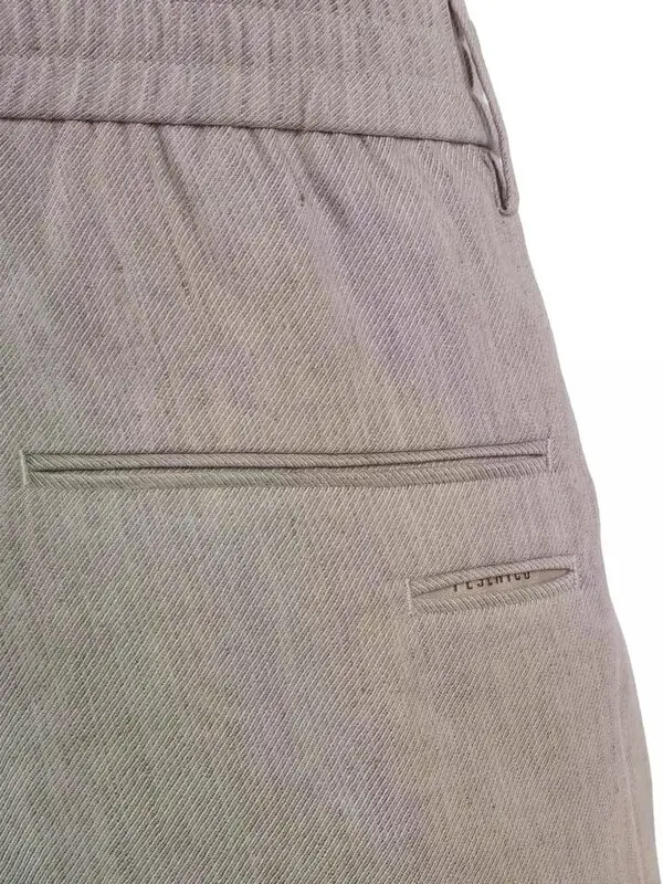 Peserico Pressed-crease Straight-leg Trousers