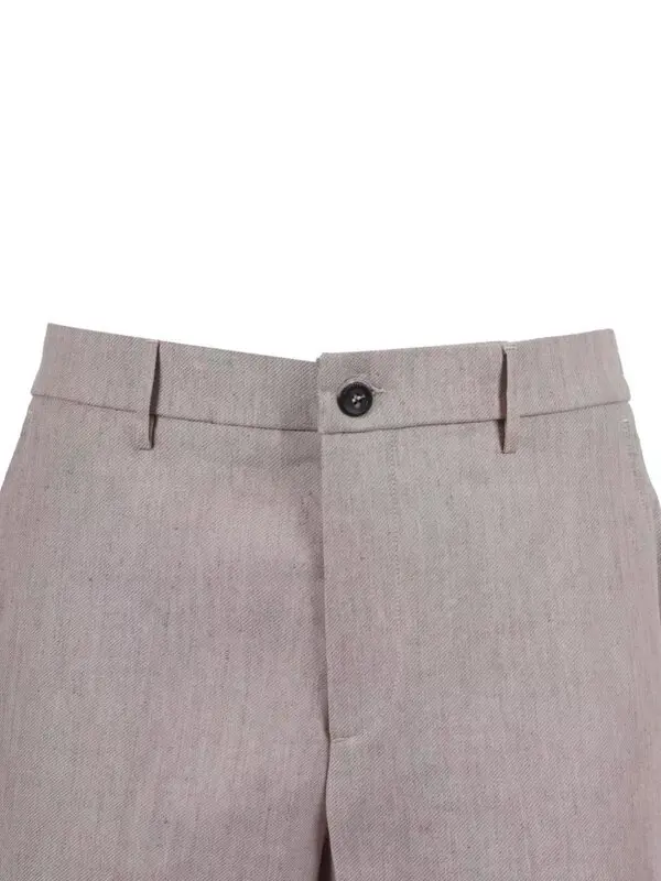Peserico Pressed-crease Straight-leg Trousers