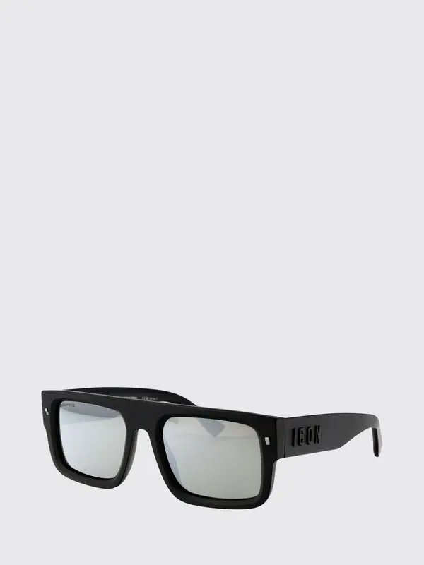 Dsquared2 Acetate Aviator Sunglasses With Colored Lenses - Black