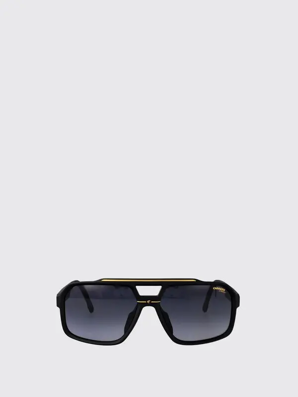 Carrera Eyewear Rectangular Aviator Acetate Sunglasses With Double Bridge - Black