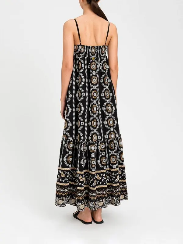 TWINSET Printed Muslin Midi Dress