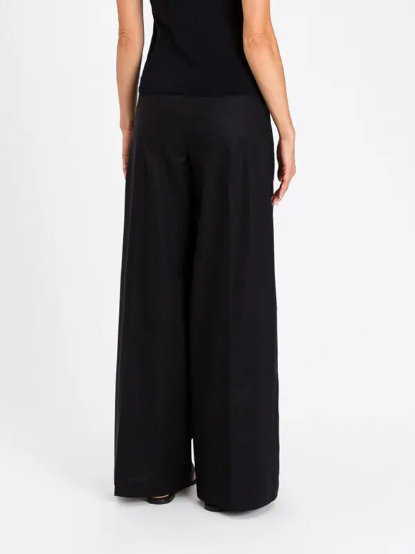 TWINSET Cotton Wide-leg Trousers