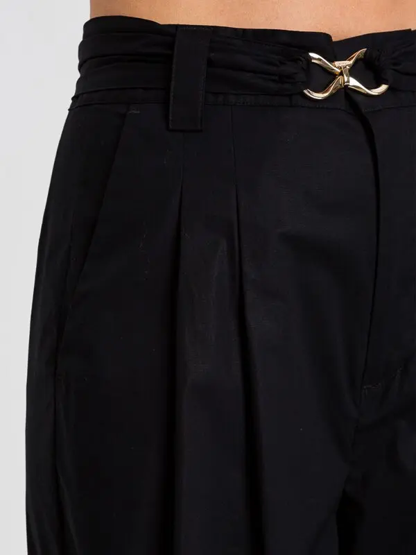 TWINSET Cotton Wide-leg Trousers