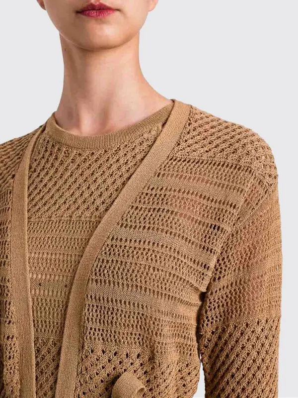 TWINSET Cotton And Linen Knit Cardigan