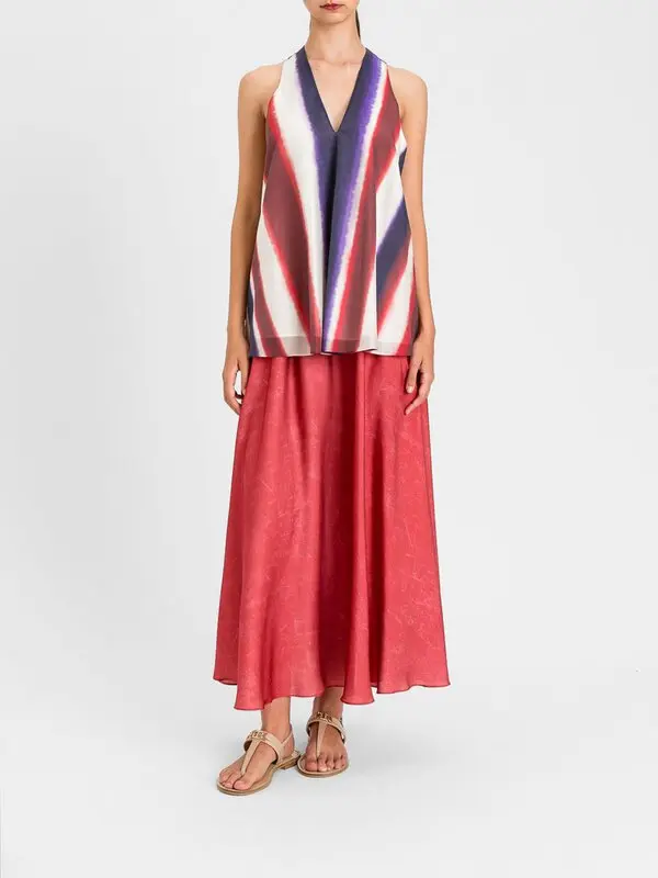 TWINSET Sleeveless Lyocell Top
