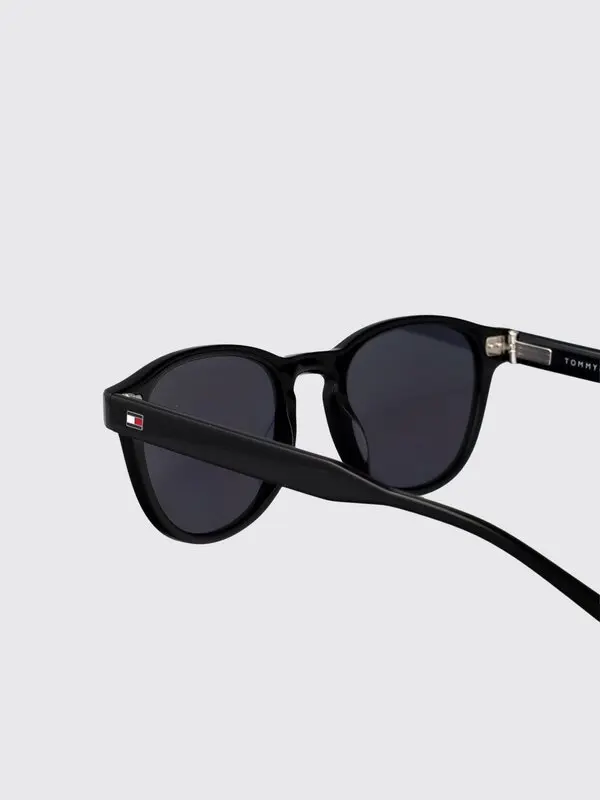 Tommy Hilfiger Rounded Acetate Sunglasses - Black