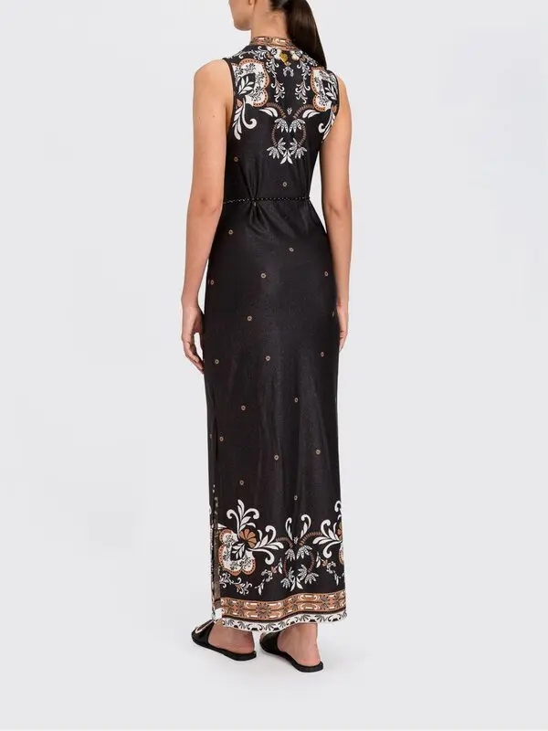 TWINSET Midi Dress With Ethnic Print