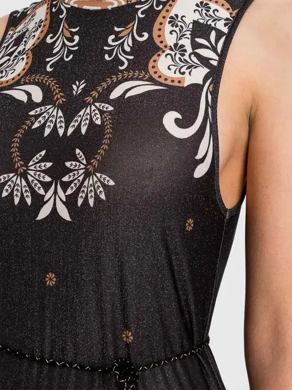 TWINSET Midi Dress With Ethnic Print