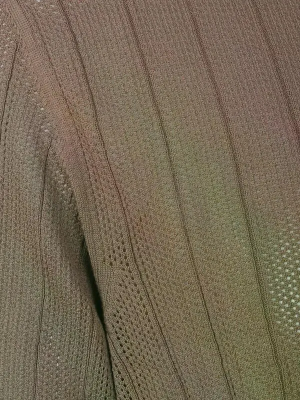CRUCIANI Ribbed-knit T-shirt