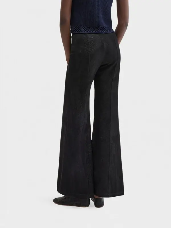 MARGHERITA MACCAPANI Flared Trousers In Organic Cotton Blend
