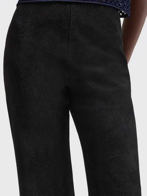 MARGHERITA MACCAPANI Flared Trousers In Organic Cotton Blend