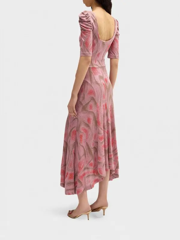 MARGHERITA MACCAPANI Gina Printed Viscose Midi Dress