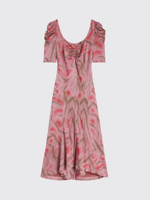 MARGHERITA MACCAPANI Gina Printed Viscose Midi Dress