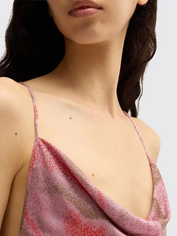 MARGHERITA MACCAPANI Printed Viscose Maxi Dress