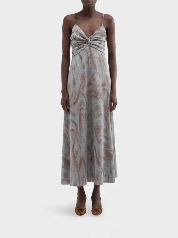 MARGHERITA MACCAPANI Knotty Dress In Organic Cotton Blend