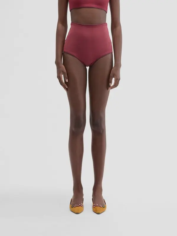 MARGHERITA MACCAPANI High-waisted Shorts - Red