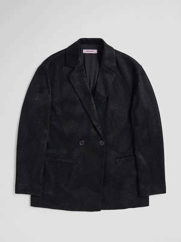 MARGHERITA MACCAPANI Double-breasted Blazer - Black
