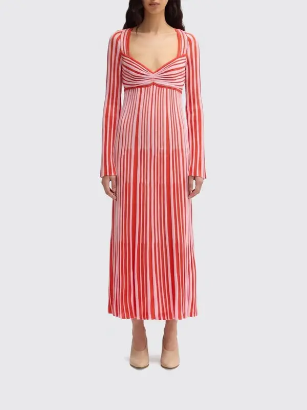 MARGHERITA MACCAPANI Terry Midi Dress In Jersey - Orange