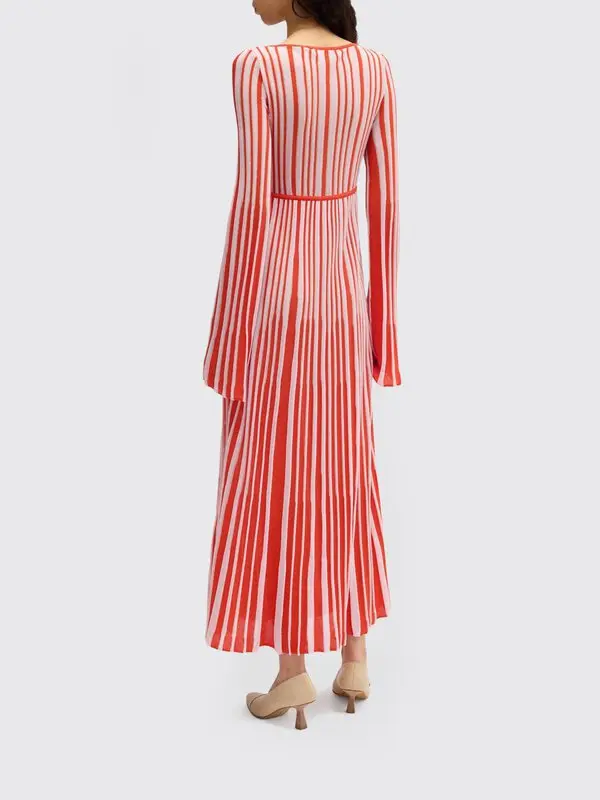 MARGHERITA MACCAPANI Terry Midi Dress In Jersey - Orange