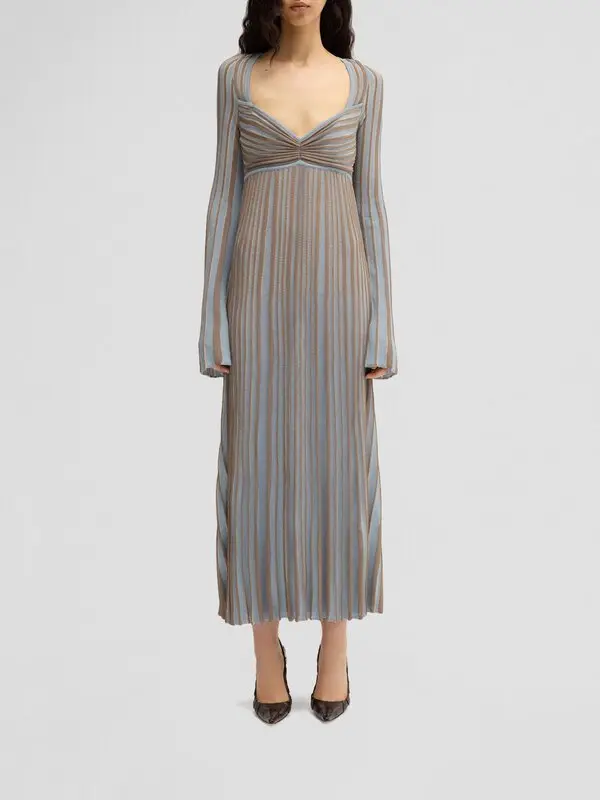 MARGHERITA MACCAPANI Terry Midi Dress - Sky