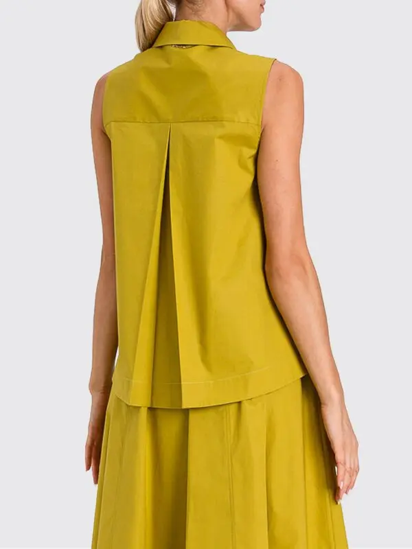 TWINSET Sleeveless Shirt With Button-up Front