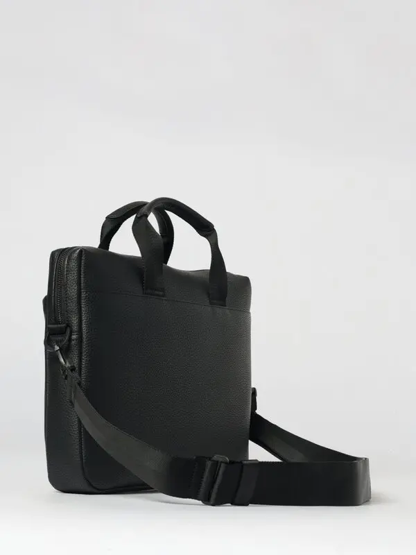 Hugo Hammered Faux Leather Laptop Bag