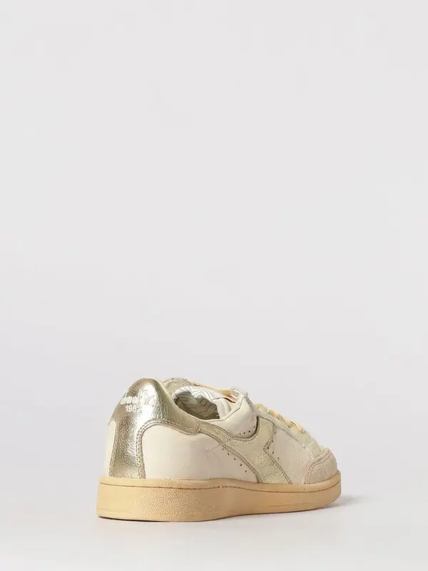 DIADORA Prestige Aged Italia Lace-up Sneakers - Gold