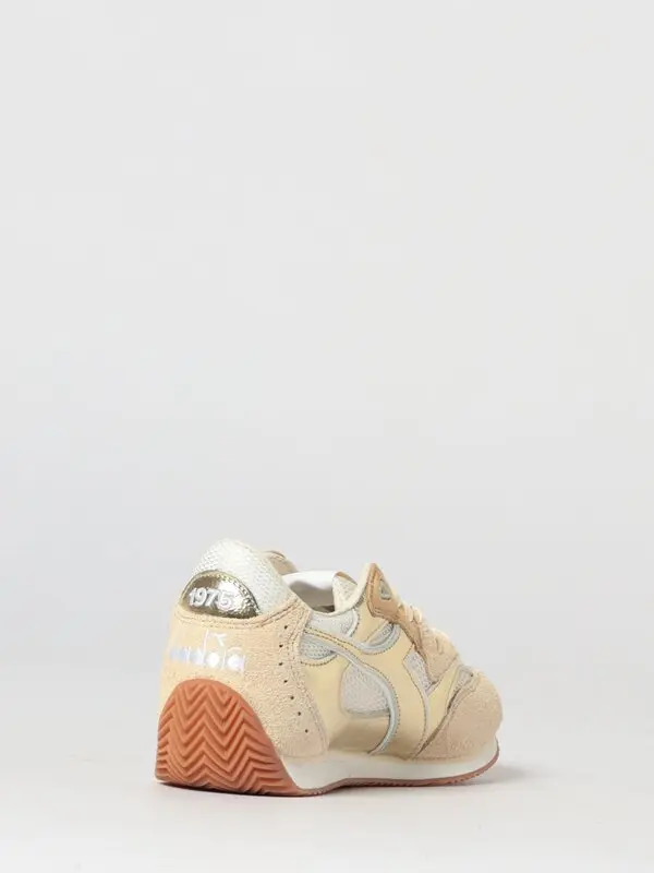 DIADORA Equipe Revenge Suede And Mesh Sneakers - Gold