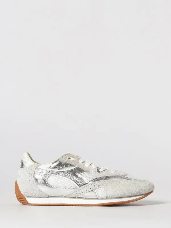 DIADORA Equipe Revenge Suede And Mesh Sneakers - Silver