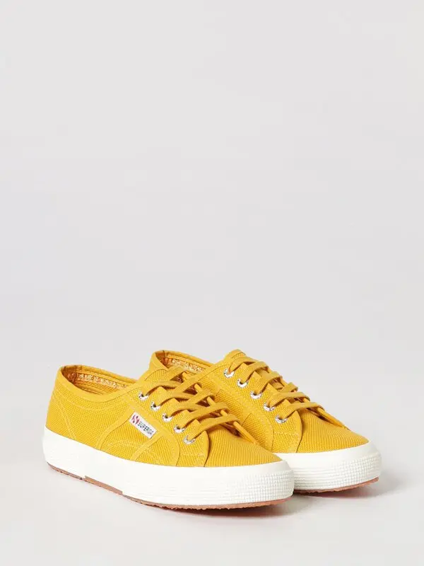 Superga 2750-cotu Classic Cotton Canvas Sneakers - Yellow