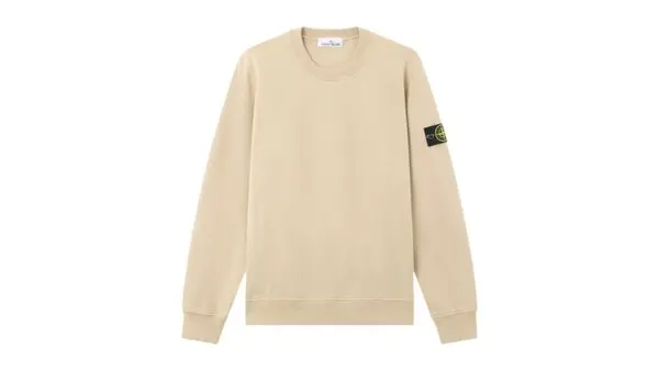 Stone Island Organic Cotton Fleece Sweatshirt