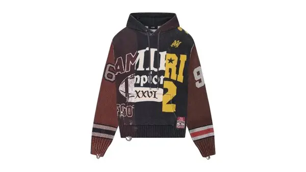 Amiri Spliced Hoodie - Multicolor