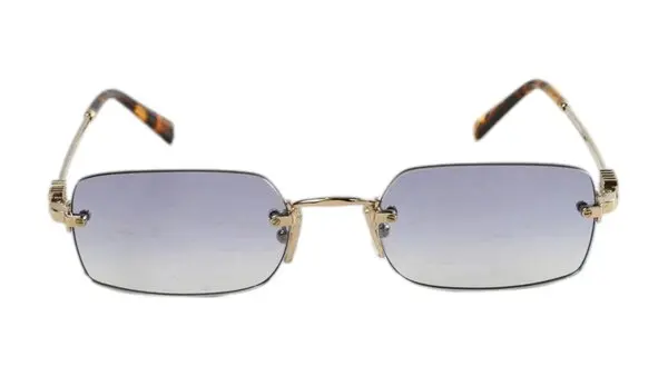 Miu Miu Rimless Rectangular Sunglasses - Multicolor