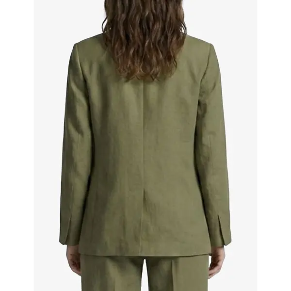 The Kooples Regular-fit Linen Blazer