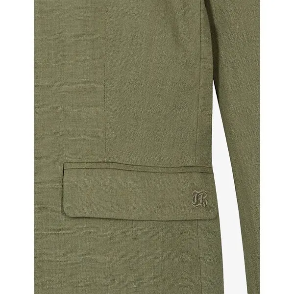 The Kooples Regular-fit Linen Blazer