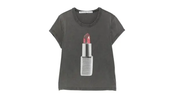 Alexander Wang Lipstick Graphic T-shirt