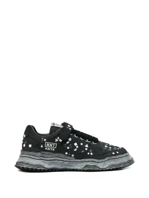 Mihara Yasuhiro Embellished Lace-up Sneakers