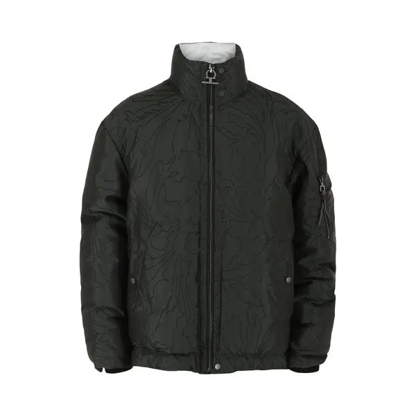FERRAGAMO Abstract Print Quilted Jacket
