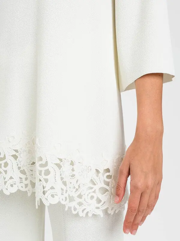 TWINSET U & B Viscose Top With Embroidery