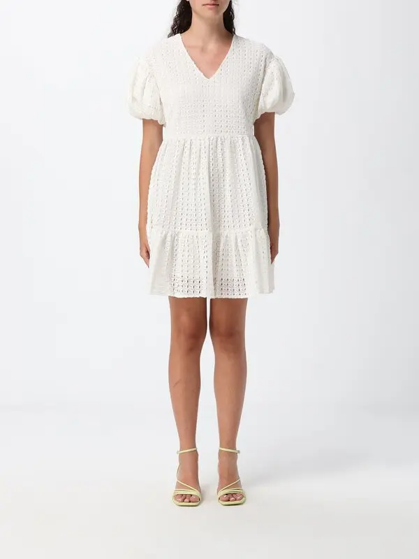 TWINSET U & B Sangallo Mini Dress - White