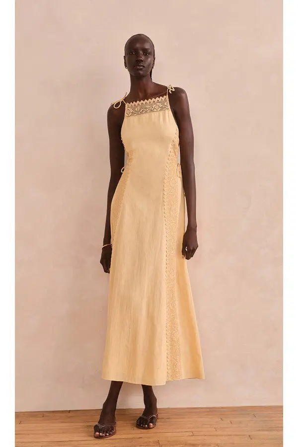 Saylor Lysandra Dress - Yellow