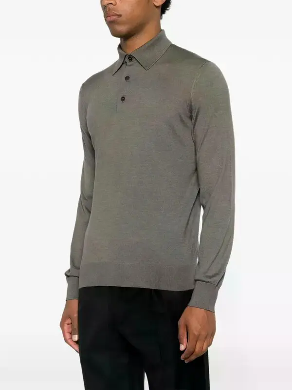 Zegna Long-sleeve Polo Shirt