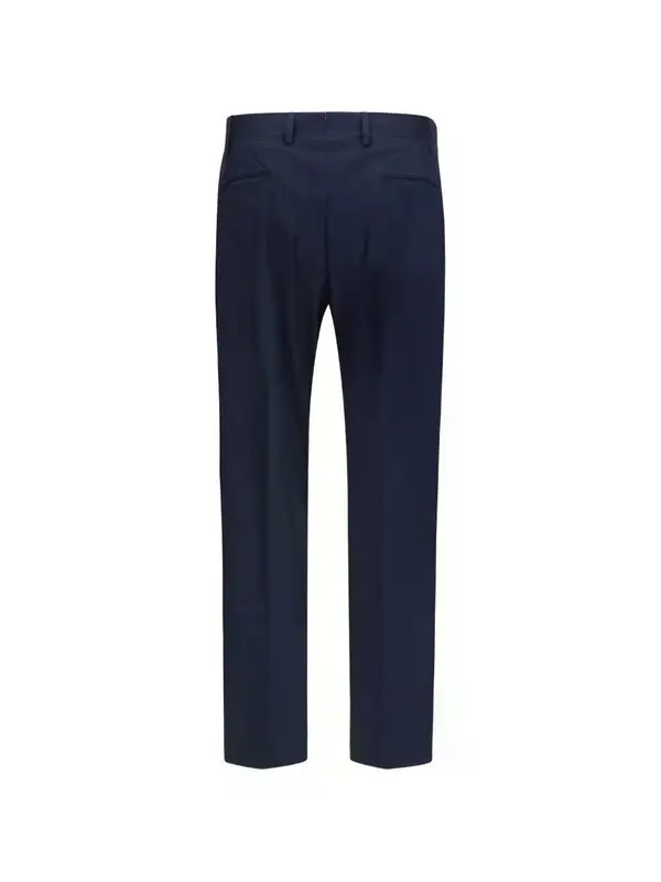 GERMANO 1952 Navy Tailored Straight-leg Trousers