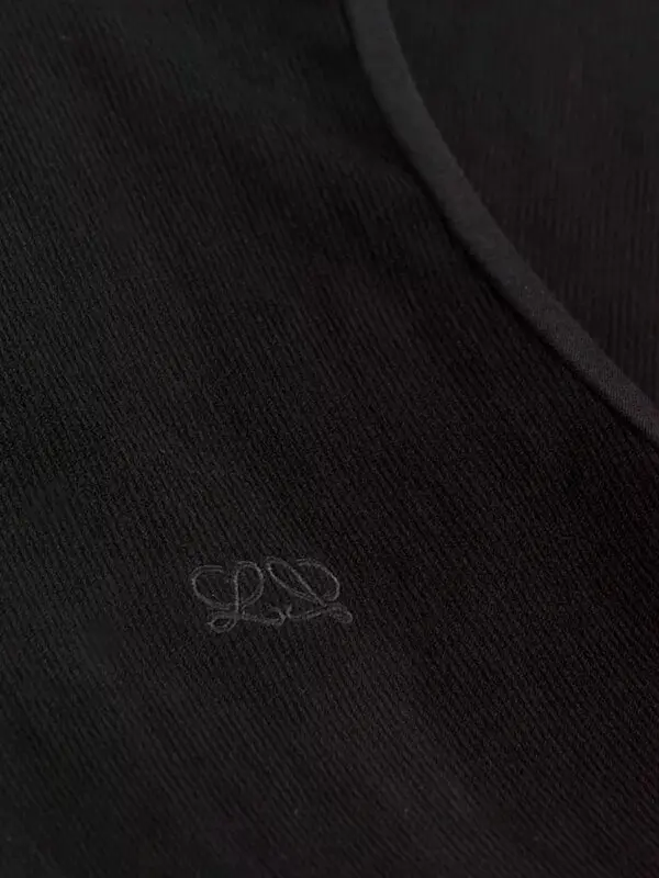 Loewe Embroidered High-neck Top