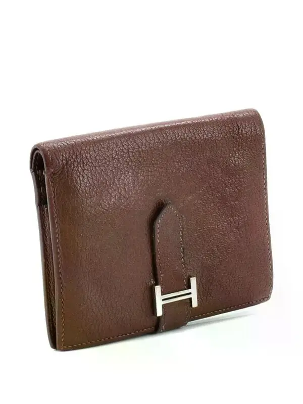Hermès Bearn Wallet Tadelakt Compact Small Wallets